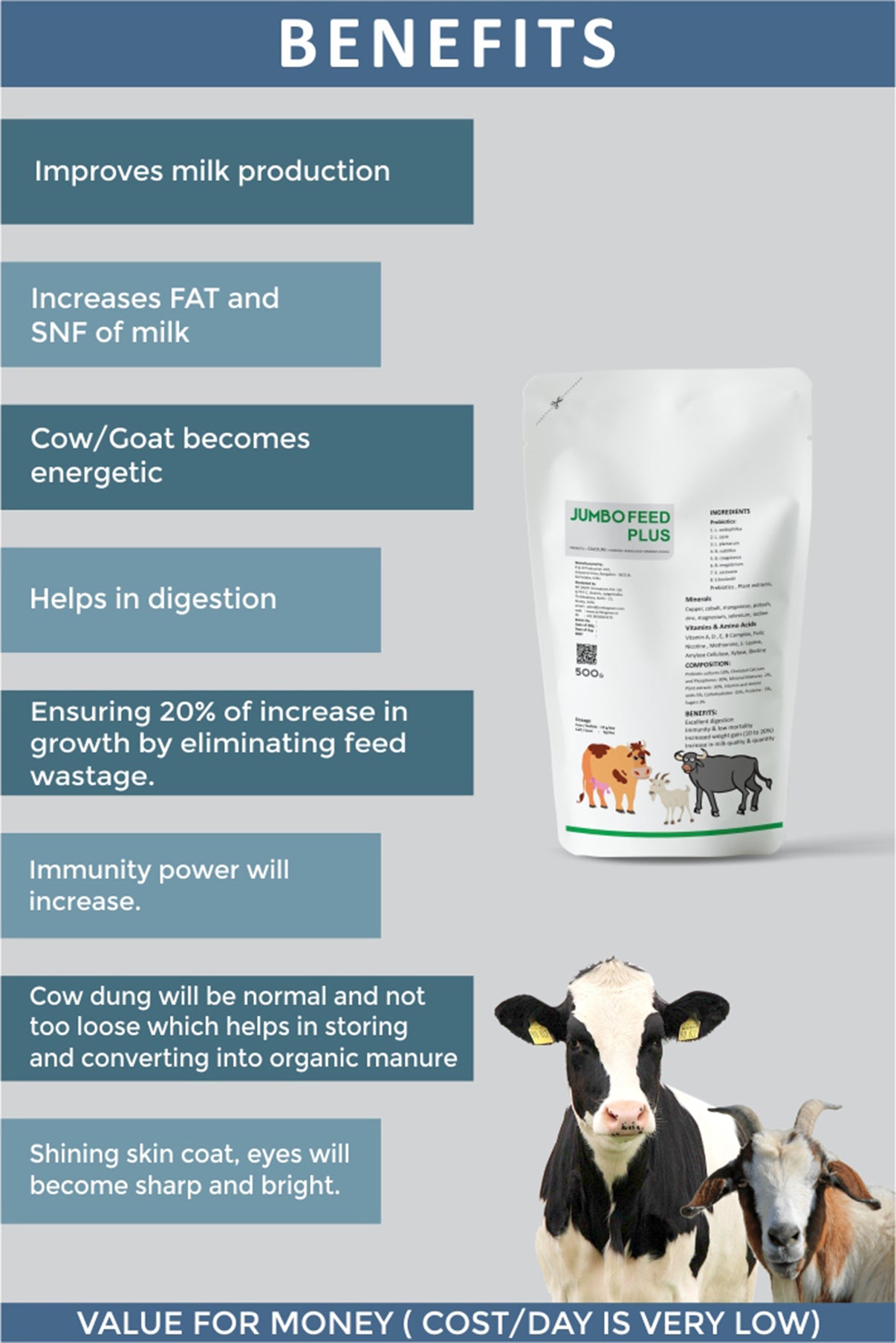 Buy Cattle Probiotic Mixture Online - Jumbogreen